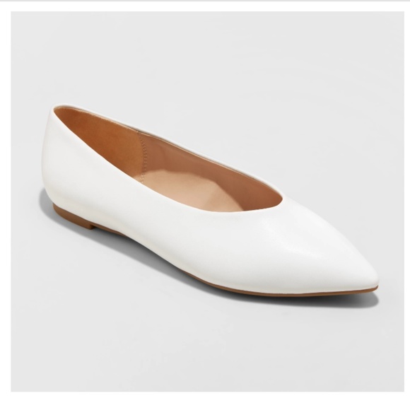 a new day | Shoes | Womens Camille High Vamp Pointed Toe Ballet Flats ...